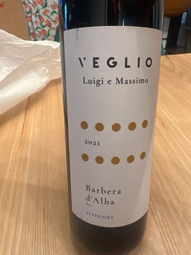 2019 Veglio Luigi e Massimo Barbera d'Alba Superiore, Italy, Piedmont ...