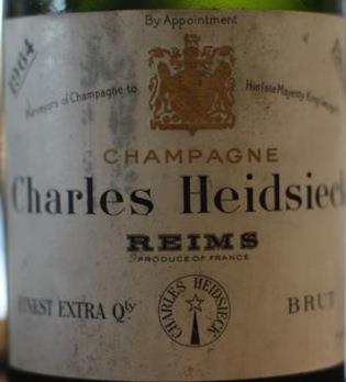 1964 Charles Heidsieck Champagne Brut Millésimé, France, Champagne ...