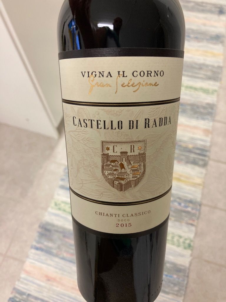 2016 Castello di Radda Chianti Classico Gran Selezione Vigna Il Corno ...