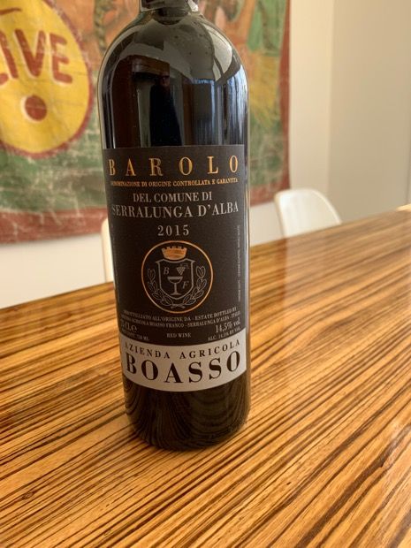 2015 Boasso Barolo Serralunga d'Alba, Italy, Piedmont, Langhe, Barolo ...