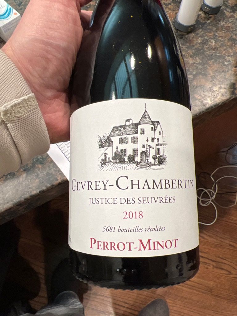 2018 Domaine Perrot-Minot Gevrey-Chambertin La Justice des Seuvrées ...
