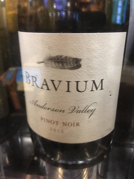 2015 Bravium Pinot Noir, USA, California, North Coast, Anderson Valley ...