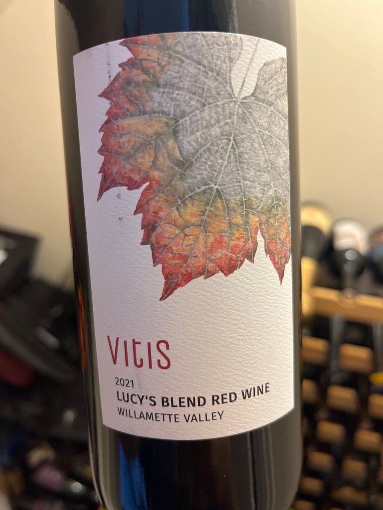 2021 Vitis Ridge Lucy's Red Blend, USA, Oregon, Willamette Valley ...