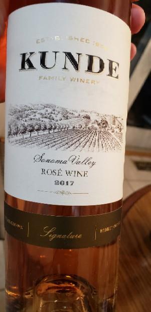 2017 Kunde Signature Rosé, USA, California, Sonoma County, Sonoma ...