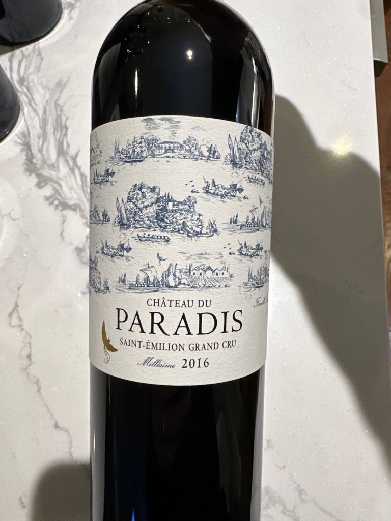 2016 Château du Paradis, France, Bordeaux, Libournais, Saint-Émilion ...
