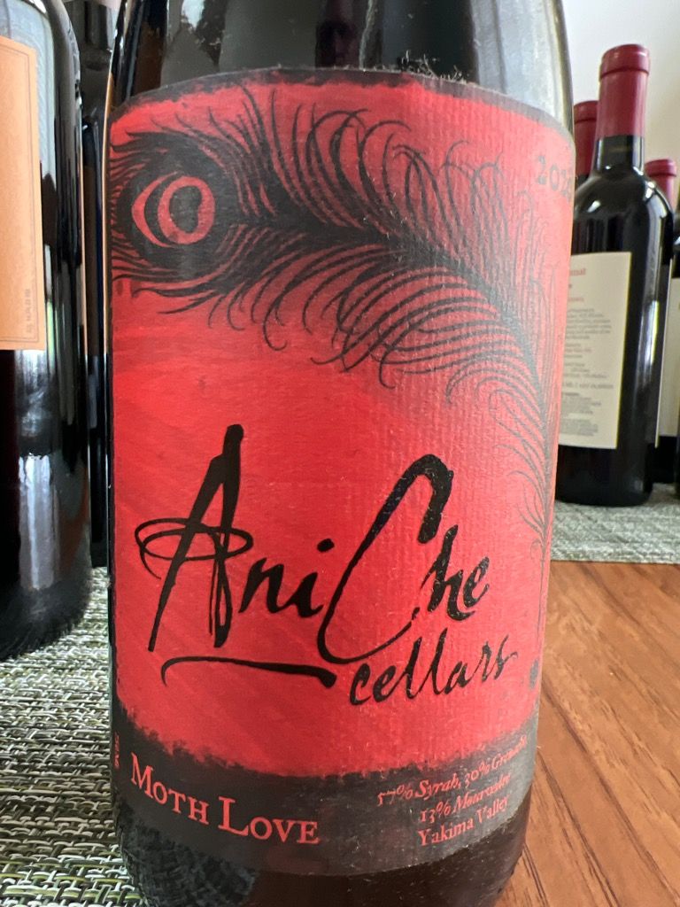 2020 AniChe Cellars Moth Love, USA, Washington, Columbia Valley ...