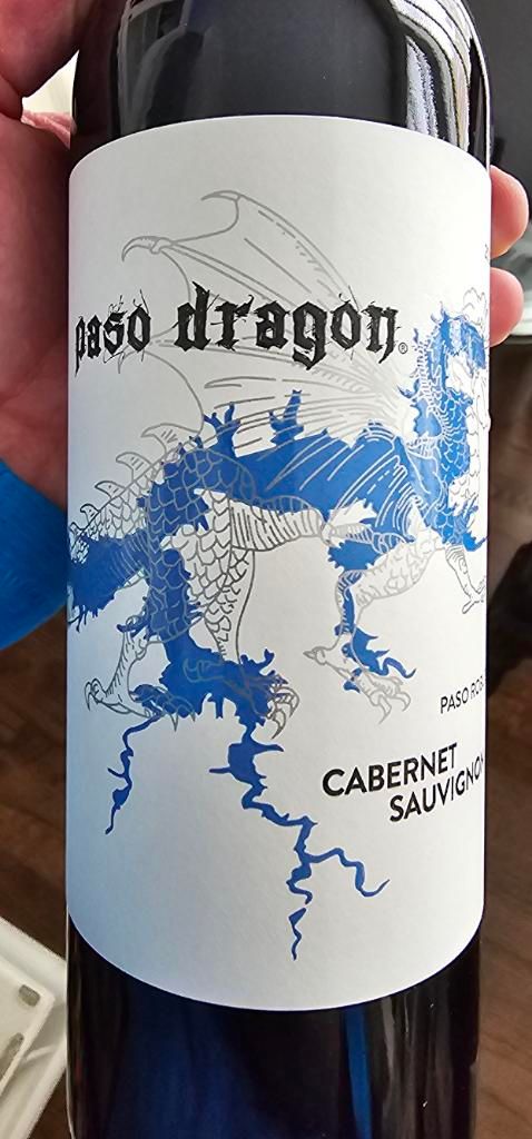 2023 Paso Dragon Cabernet Sauvignon, USA, California, Central Coast ...