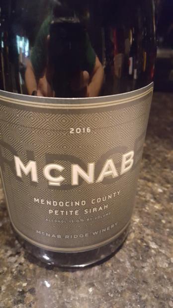 2016 McNab Ridge Syrah Carisma, USA, California, North Coast, Mendocino ...