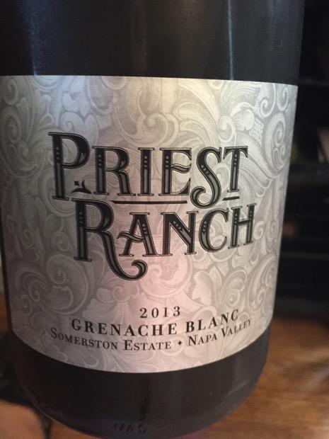2013 Priest Ranch Grenache Blanc, USA, California, Napa Valley ...