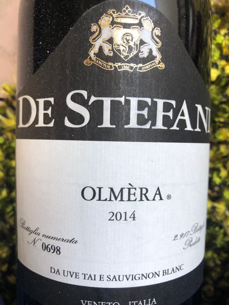 2014 De Stefani Olmera, Italy, Veneto, Veneto IGT - CellarTracker