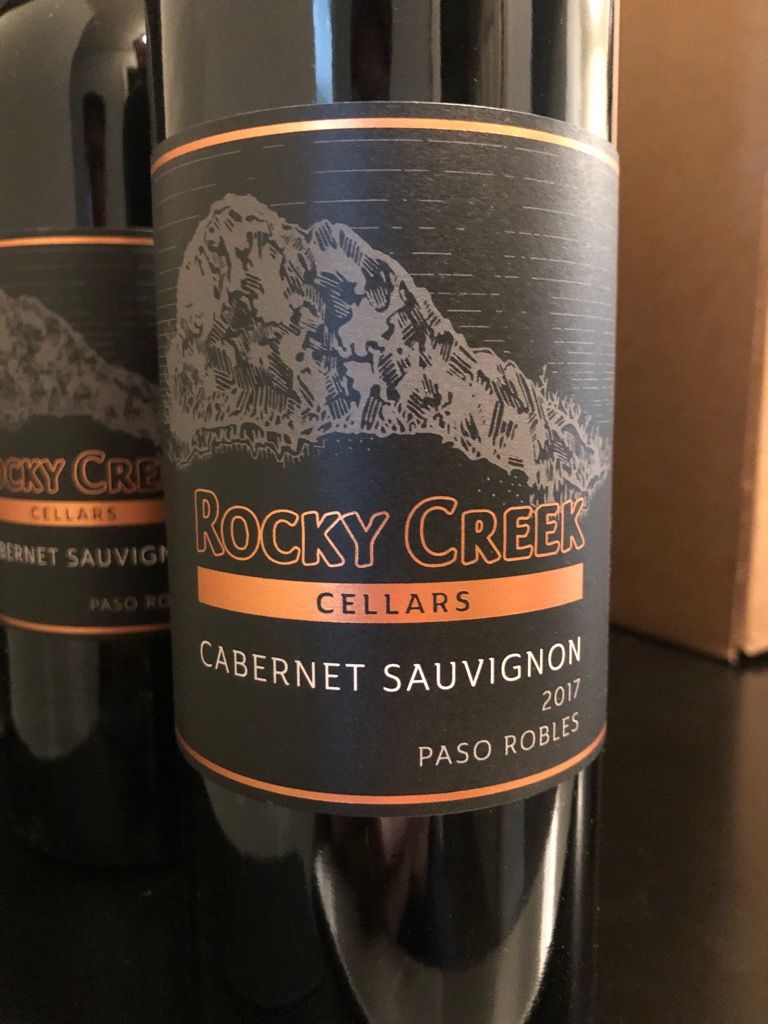 2017 Rocky Creek Cellars Cabernet Sauvignon, USA, California, Central ...
