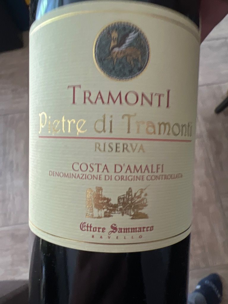 2018 Ettore Sammarco Costa d'Amalfi Tramonti Pietre di Tramonti Riserva ...