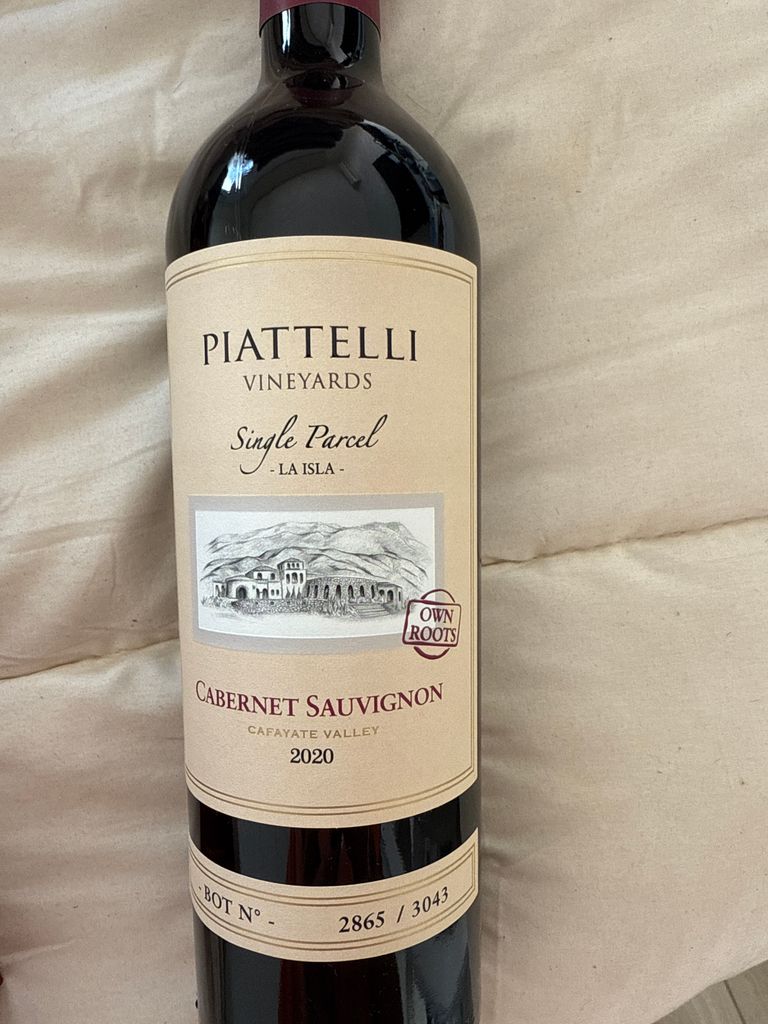 2021 Piattelli Vineyards Cabernet Sauvignon La Isla Single Parcel ...