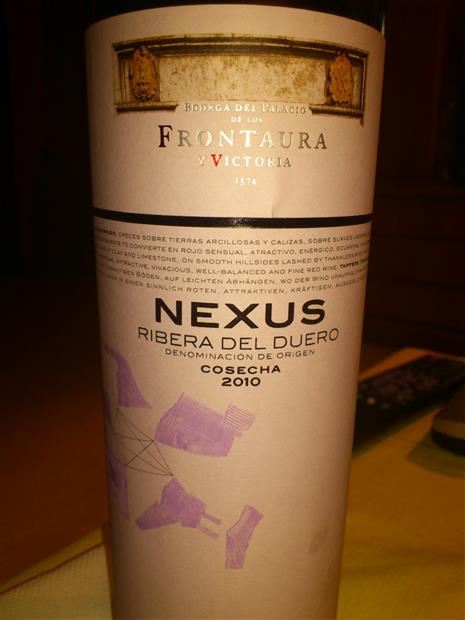 2010 Bodega del Palacio de los Frontaura y Victoria Ribera del Duero ...