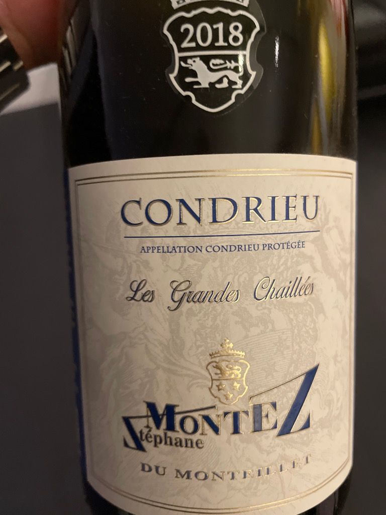 2020 Stéphane Montez / Domaine de Monteillet Condrieu Les Grandes ...