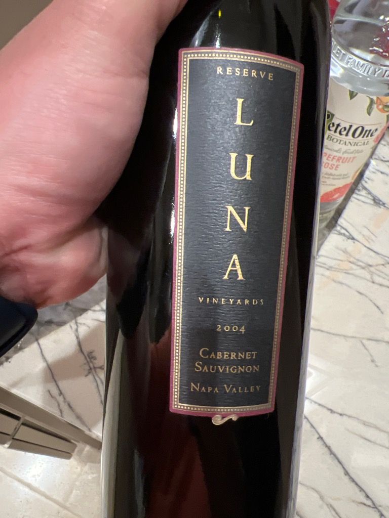 2004 Luna Vineyards Cabernet Sauvignon North Fork, USA, California ...