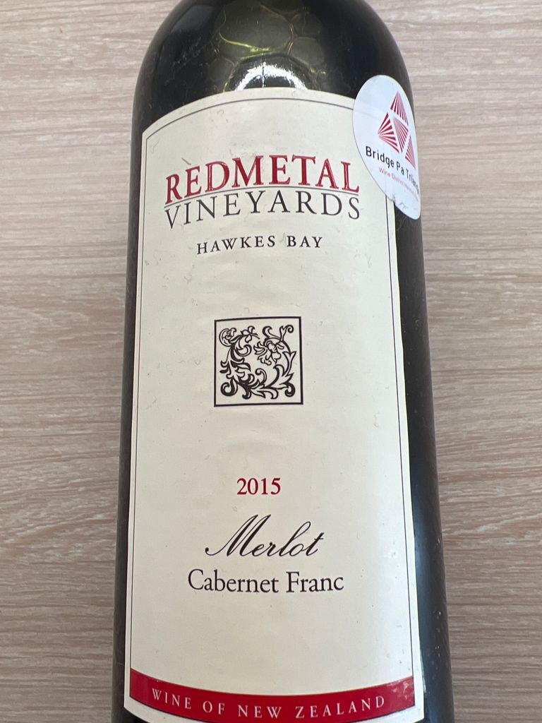 2019 Red Metal Vineyards Merlot/Cabernet Franc, New Zealand, North ...