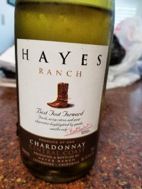 2011 Hayes Ranch Chardonnay Best Foot Forward, USA, California ...