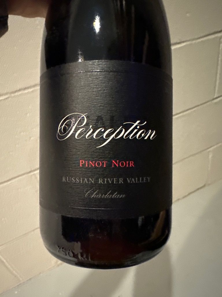 2012 Perception Pinot Noir Charlatan, USA, California, Sonoma County ...