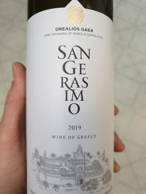 2019 Orealios Gaea San Gerasimo Robola of Cephalonia, Greece, Ionian ...