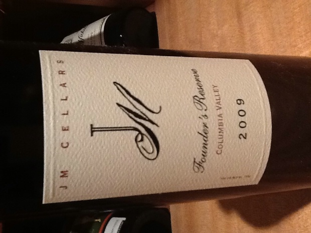2009 JM Cellars Founder's Reserve, USA, Washington, Columbia Valley ...