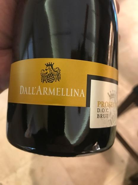 NV Dall'Armellina Glera Prosecco, Italy, Veneto / Friuli-Venezia Giulia ...