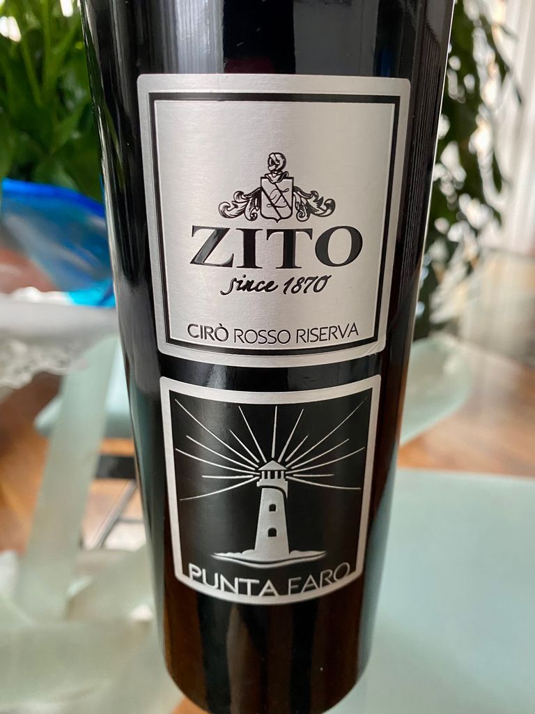 2017 Vinicola Zito Cirò Classico Superiore Riserva Punta Faro, Italy ...