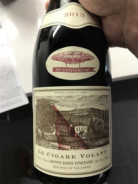2016 Bonny Doon Vineyard Le Cigare Volant, USA, California - CellarTracker
