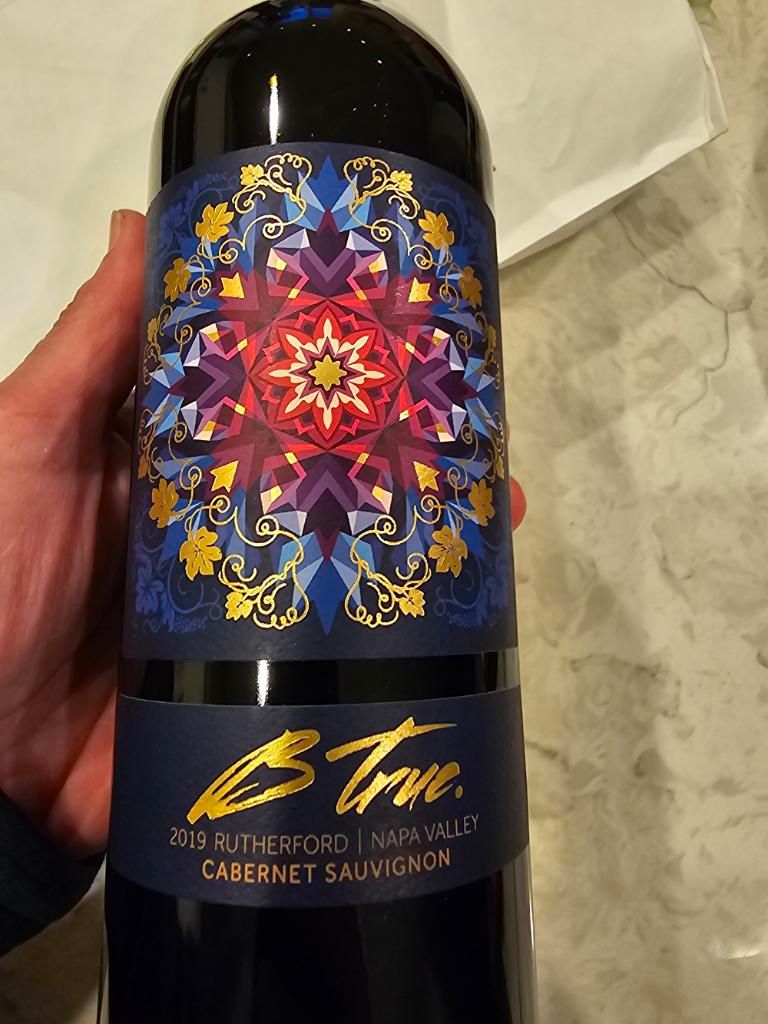 2019 B True Wines Cabernet Sauvignon, USA, California, Napa Valley ...