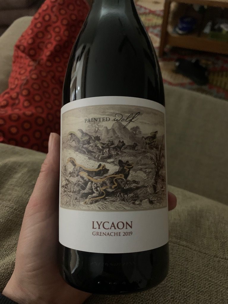 2021 Painted Wolf Wines Grenache Lycaon, South Africa, Coastal Region ...
