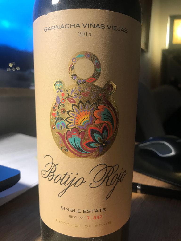 2012 Bodegas Frontonio Garnacha Vinas Viejas Botijo Rojo, Spain, Aragón ...