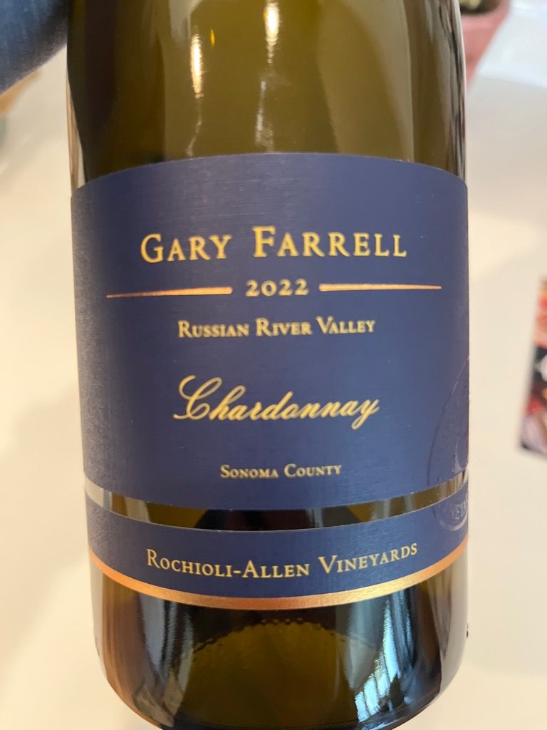 2022 Gary Farrell Chardonnay Rochioli-Allen Vineyard, USA, California ...