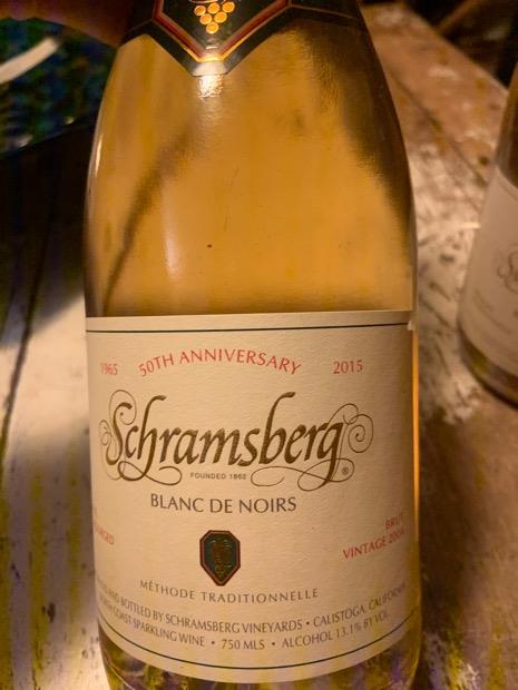 2015 Schramsberg Vineyards Blanc de Noirs Late Disgorged 50th ...