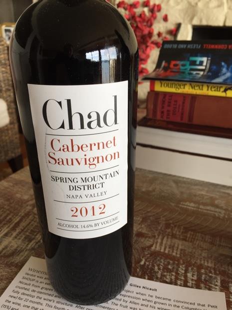 2012 Chad Cabernet Sauvignon Reserve Spring Mountain District, USA ...