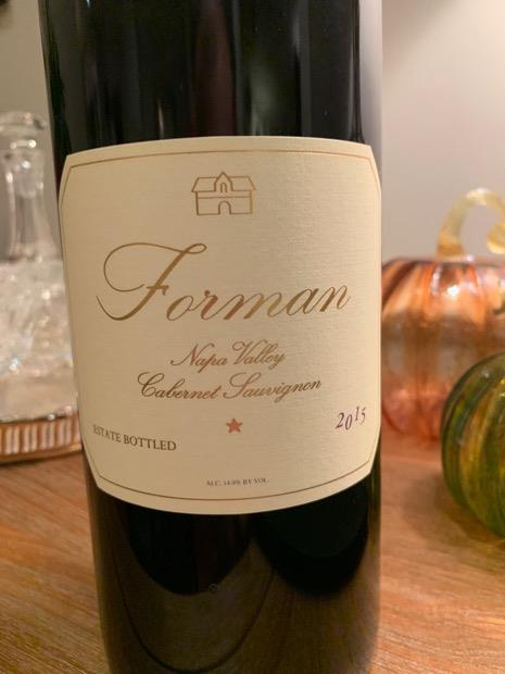 2015 Forman Cabernet Sauvignon, USA, California, Napa Valley ...
