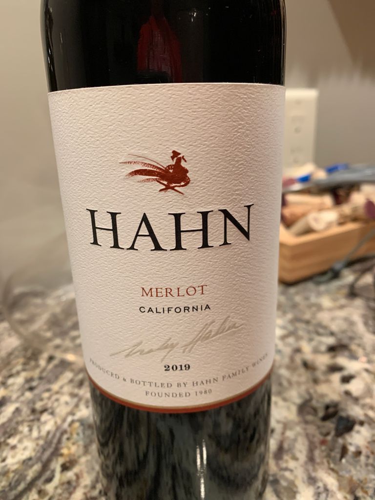 2021 Hahn Merlot, USA, California, Central Coast, Arroyo Seco ...