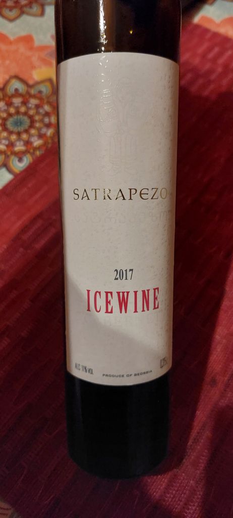 2017 Telavi Wine Cellar Cabernet Sauvignon Satrapezo Icewine, Georgia ...