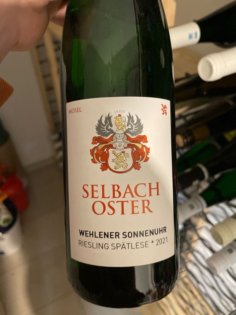 2021 Selbach-Oster Wehlener Sonnenuhr Riesling Spätlese *, Germany ...