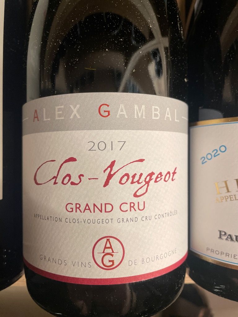 2019 Maison Alex Gambal Clos Vougeot, France, Burgundy, Côte de Nuits ...