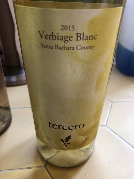 2015 Tercero Verbiage (Blanc), USA, California, Central Coast, Santa ...