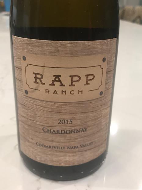 2015 Shadybrook Rapp Ranch Chardonnay, USA, California, Napa Valley ...