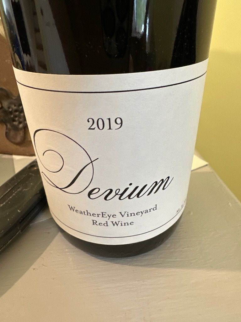 2022 Devium Red Wine WeatherEye Vineyard, USA, Washington, Columbia ...
