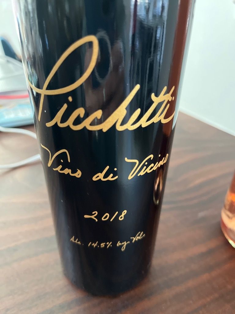 2022 Picchetti Winery Vino di Vicino, USA, California, Santa Cruz ...