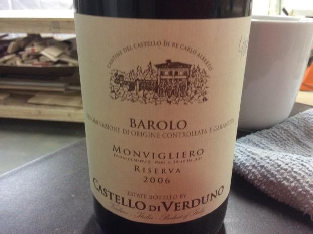 2006 Castello di Verduno Barolo Riserva Monvigliero, Italy, Piedmont ...