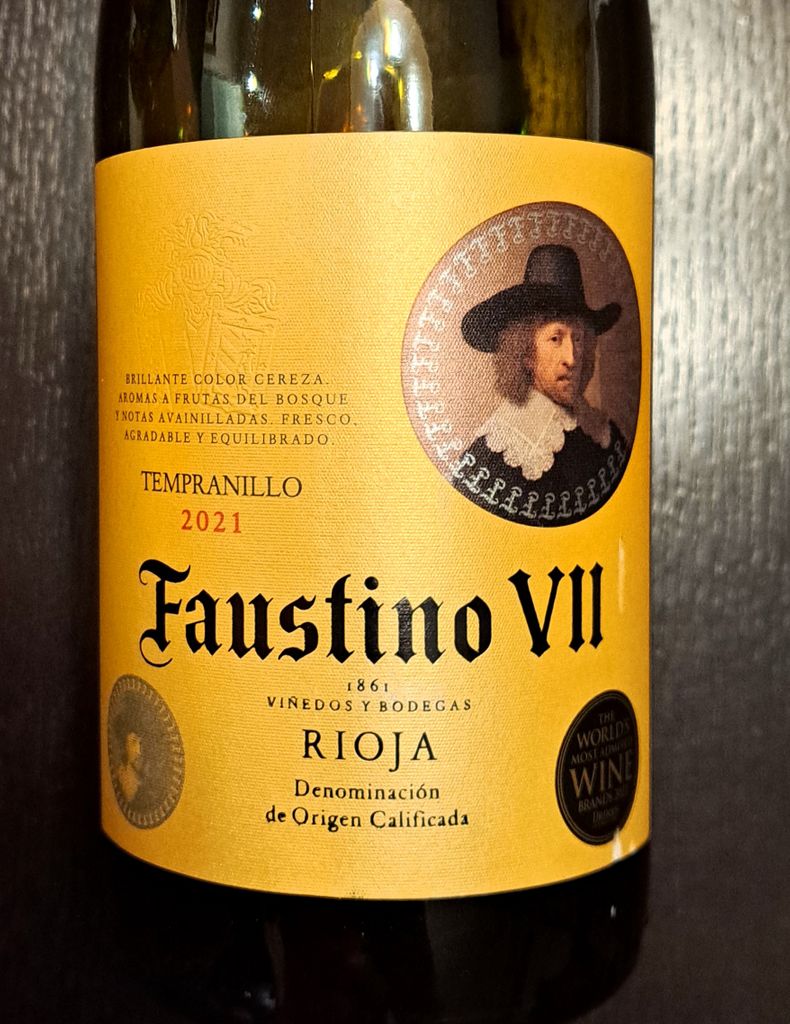 2021 Faustino Rioja Faustino VII, Spain, La Rioja, Rioja - CellarTracker