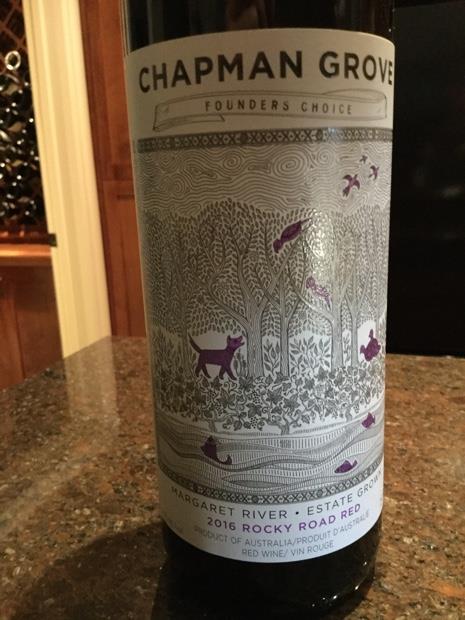 2016 Chapman Grove Wines Rocky Road Red, Australia, Western Australia ...