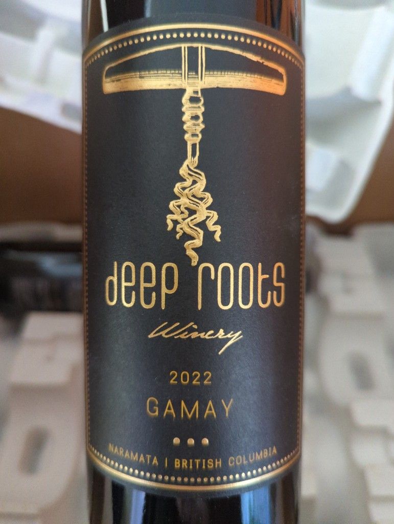 2023 Deep Roots Winery Gamay, Canada, British Columbia, Okanagan Valley ...