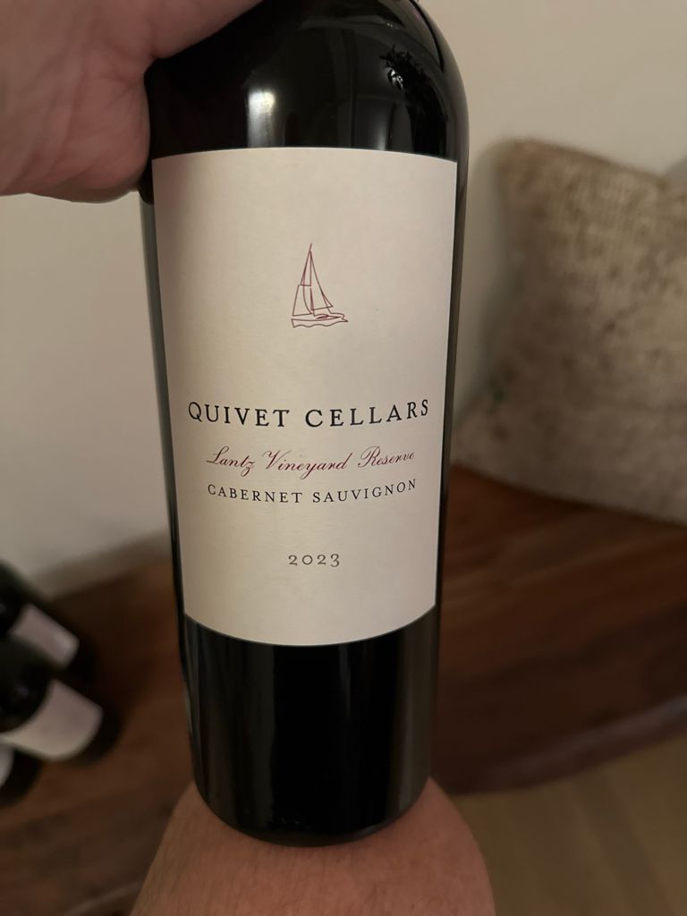 2023 Quivet Cellars Cabernet Sauvignon Reserve Lantz Vineyard, USA ...