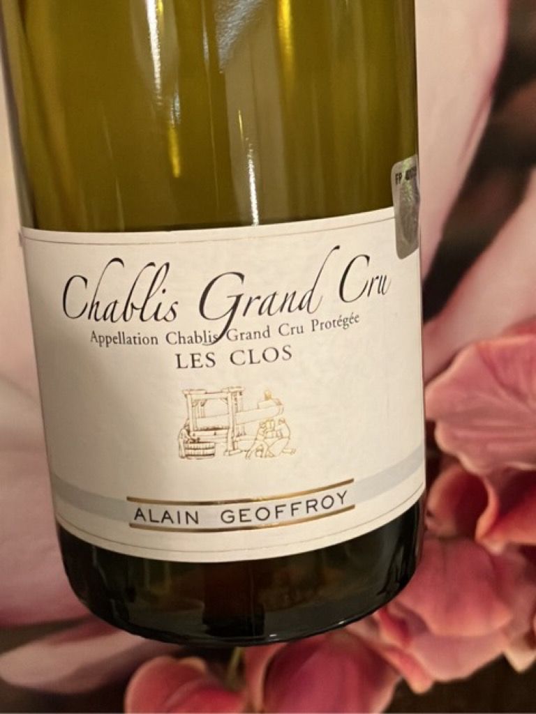 2020 Alain Geoffroy Chablis Grand Cru Les Clos, France, Burgundy ...