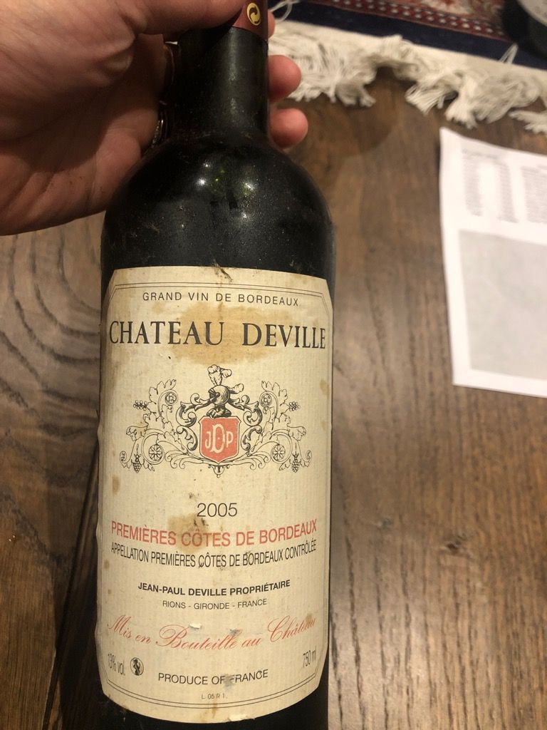 2007 Jean-Paul Deville Chateau Deville, France, Bordeaux, Entre-Deux ...
